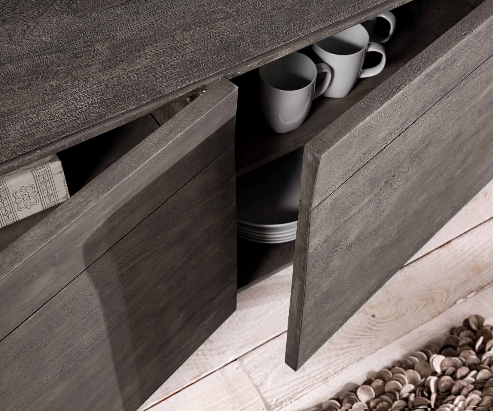 Acheter des buffets nobles en bois massif en ligne | DELIFE